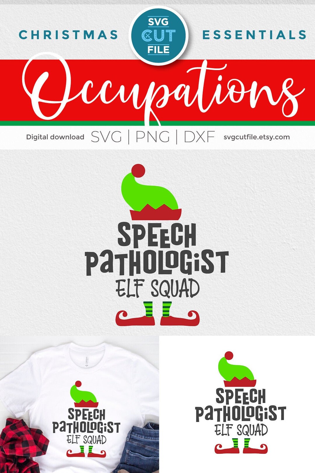 Christmas, Speech Pathologist, Speech Language, Sublimation Png ...