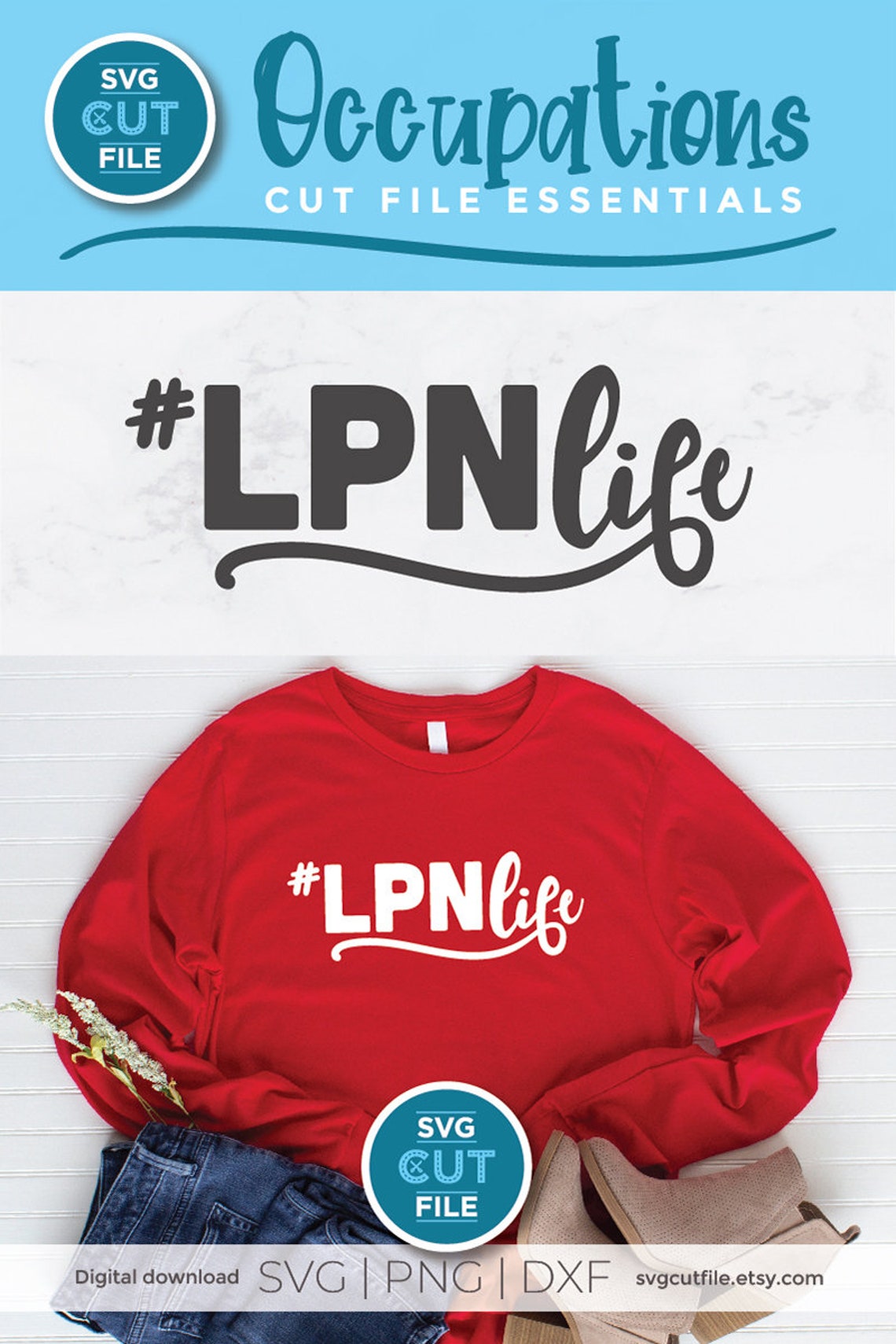 LPN svg licensed practical nurse svg lpn life svg Nursing | Etsy