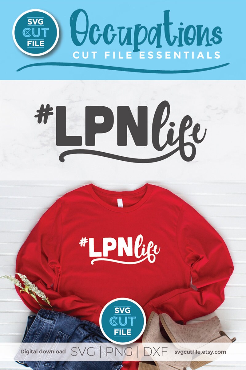 LPN Svg Licensed Practical Nurse Svg Lpn Life Svg Nursing - Etsy