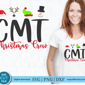 Christmas CMT Svg, CMT Christmas Crew Svg, Holiday Certified Medical ...