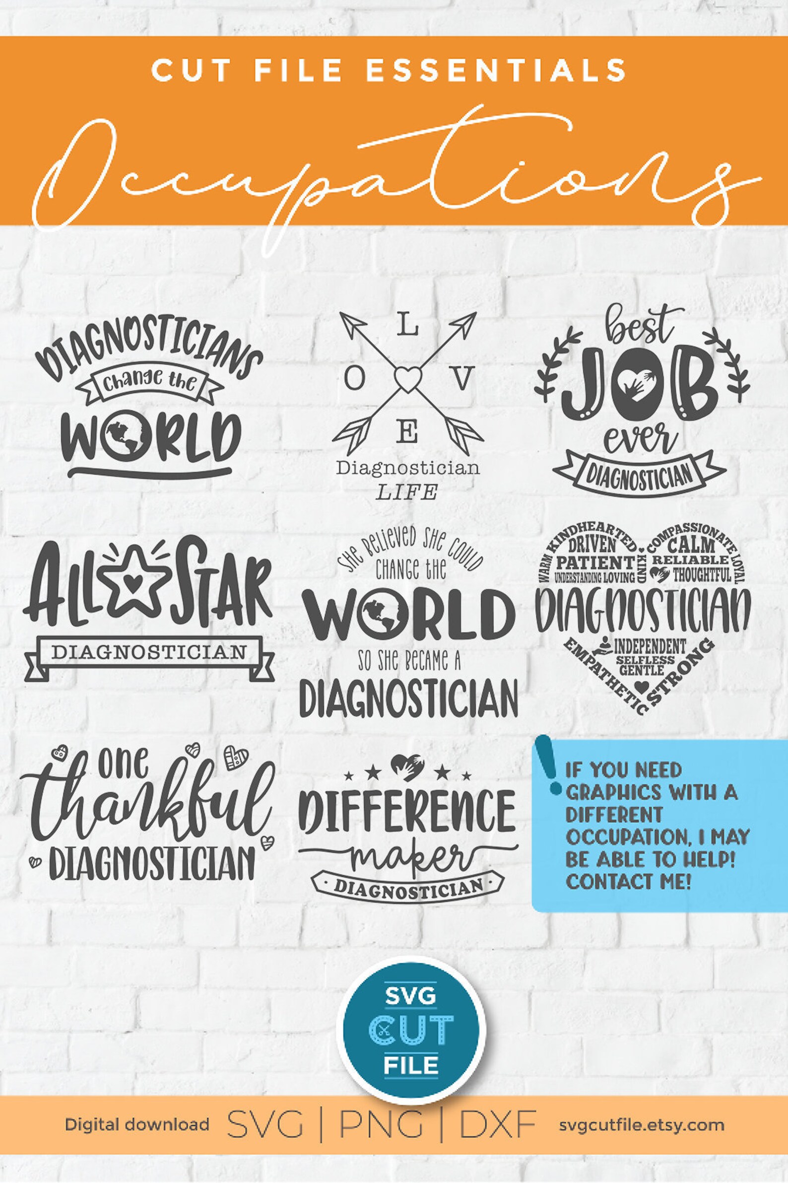 Diagnostician Svg Diag Svg School Diagnostician Svg Bundle - Etsy