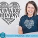 Behavior Therapist, Behavioral Therapist, Behavior Analyst Svg, Aba Svg ...