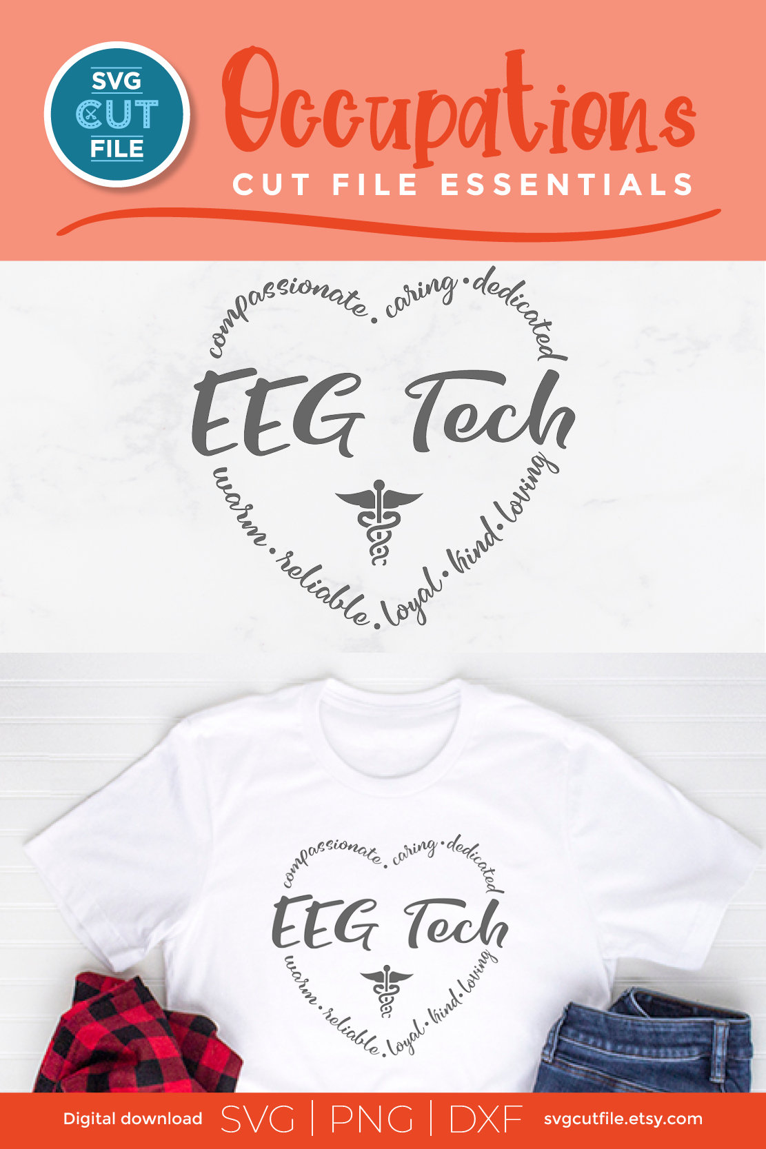 EEG Tech Svg Electroencephalograph Svg EEG Technologist Svg - Etsy