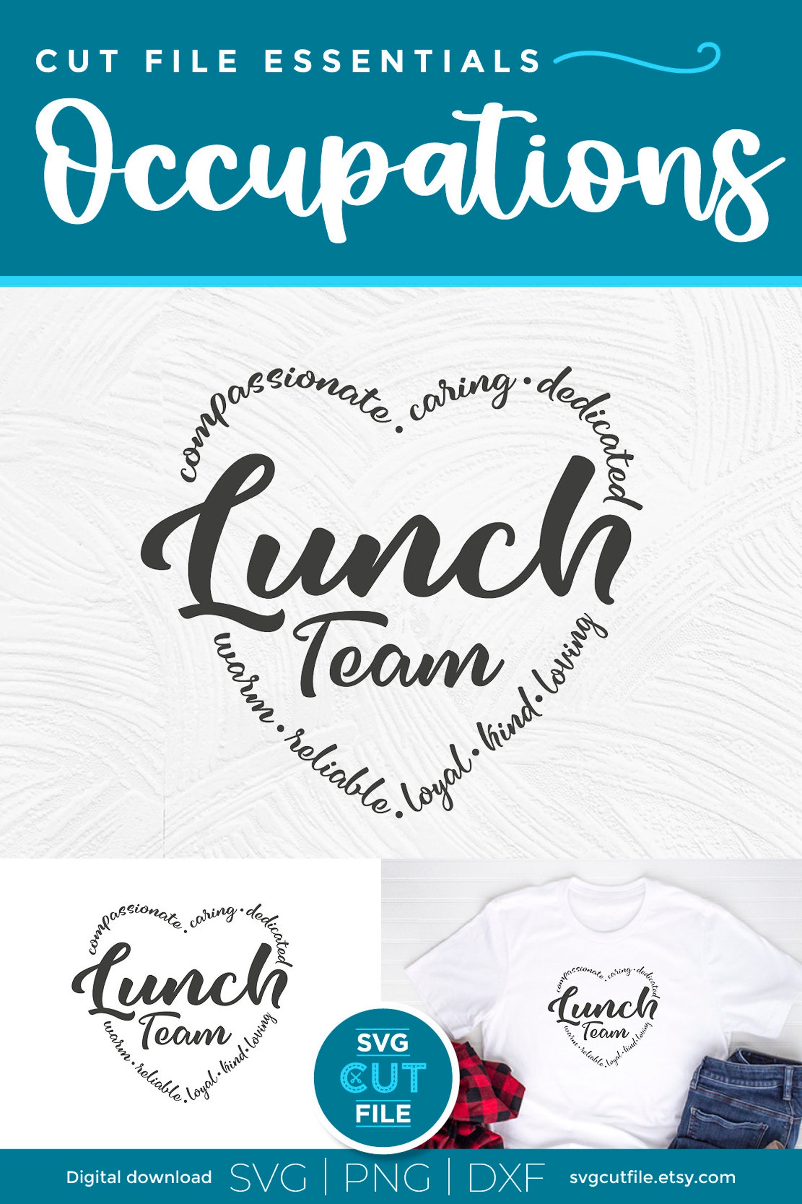 Lunch Team Svg, Cafeteria Team Svg, Lunch Lady Svg, Cafeteria Worker ...