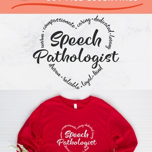 Speech Language Pathologist Svg, Speech Pathologist Svg, Heart, Love ...