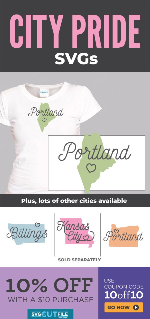 Portland Svg Maine Svg Portland Vector Portland Cut File - Etsy