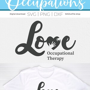 Occupational Therapist Svg, Occupational Therapy Svg, Love OT Svg, Love ...