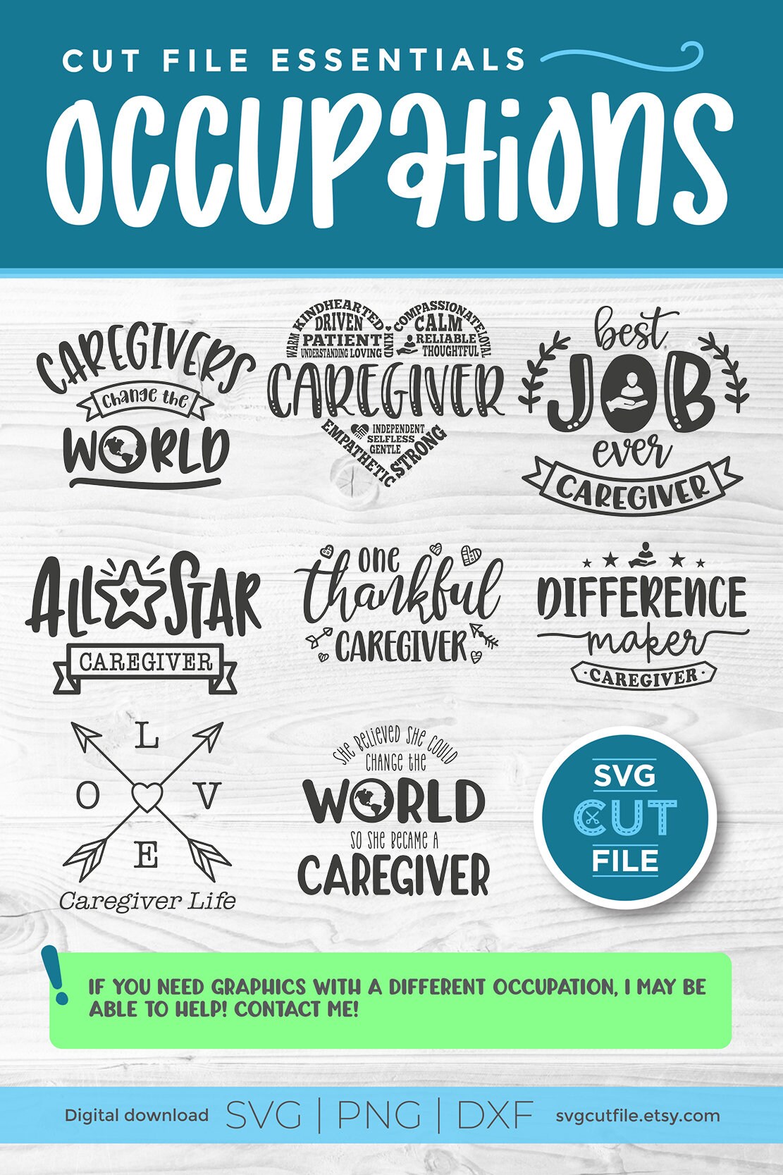 Caregiver Svg Bundle Care Giver Bundle Caregiver Svg Care - Etsy
