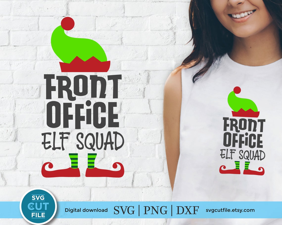 Christmas Front Office Svg Front Desk Svg Secretary Elf Svg - Etsy