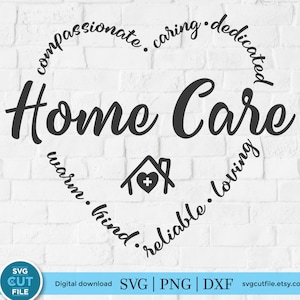 Home Care Svg, Home Health Aide Svg, Homecare Svg, HHA Svg, Home ...