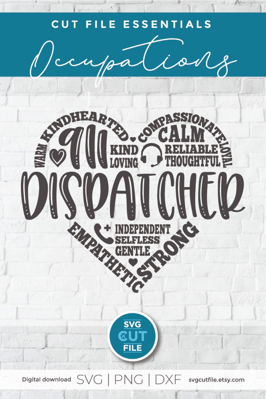 911 Dispatcher Svg, Dispatcher Svg, Dispatcher Design, Dispatcher Cut ...