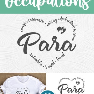 Paraprofessional Svg, Para Svg, Paraprofessional Heart Shape Svg ...