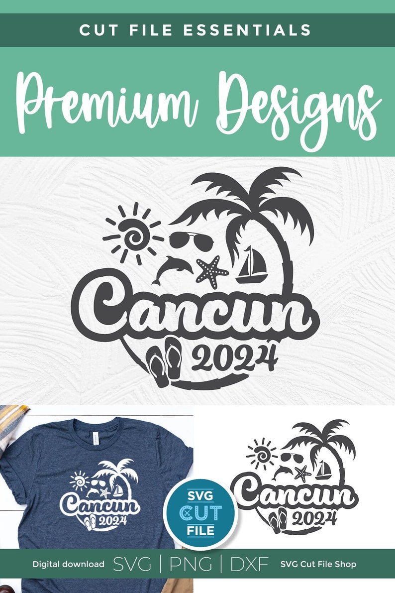Cancun SVG Cancun Vacation 2024 Svg Cancun Mexico PNG Png - Etsy