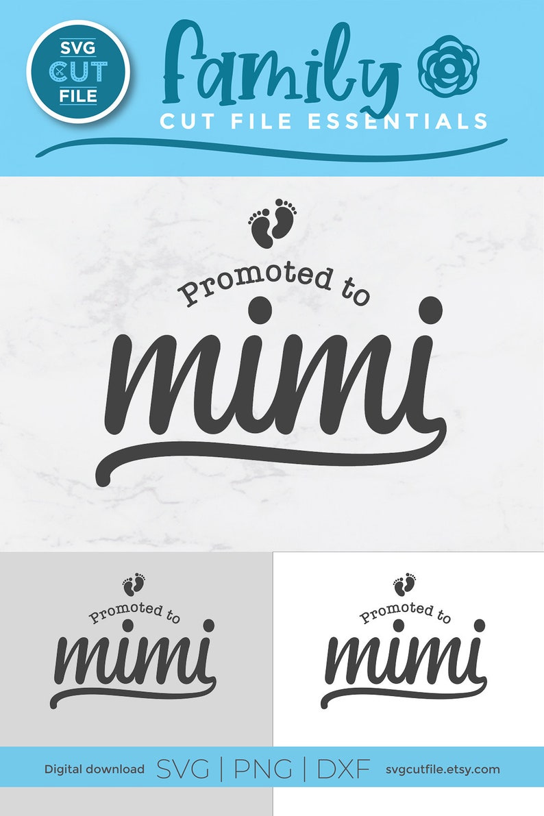 Mimi Svg Promoted to Mimi Svg Call Me Mimi Svg Cute Gift | Etsy