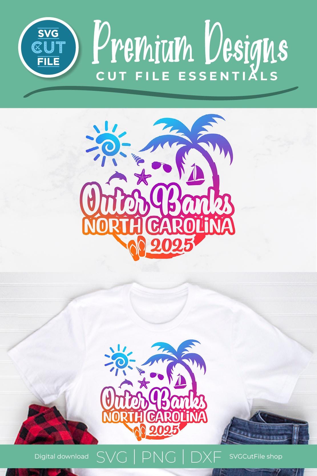 Outer Banks SVG, Outer Banks SVG, Outer Banks PNG Urlaub, 2025 svg, png ...