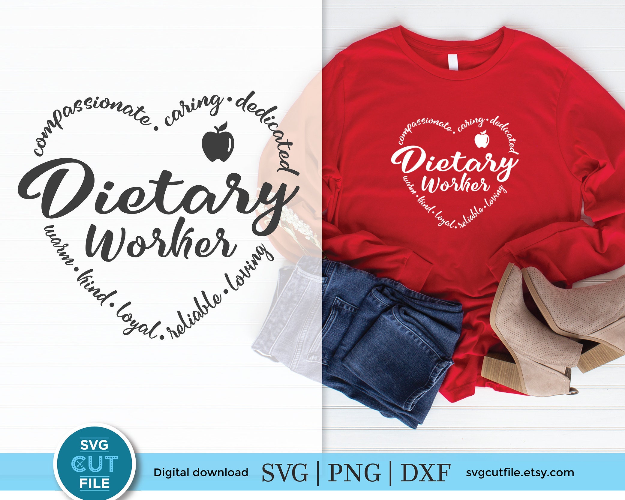 Dietary Worker Svg Dietary Aide Dietitian Student - Etsy