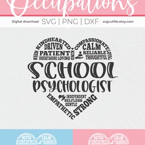 School Psychologist Svg, School Counselor Svg, Psych Svg, School ...