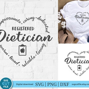 Dietician Svg, Registered Dietician, Student Nutritionist, Rd Svg, Rdn ...