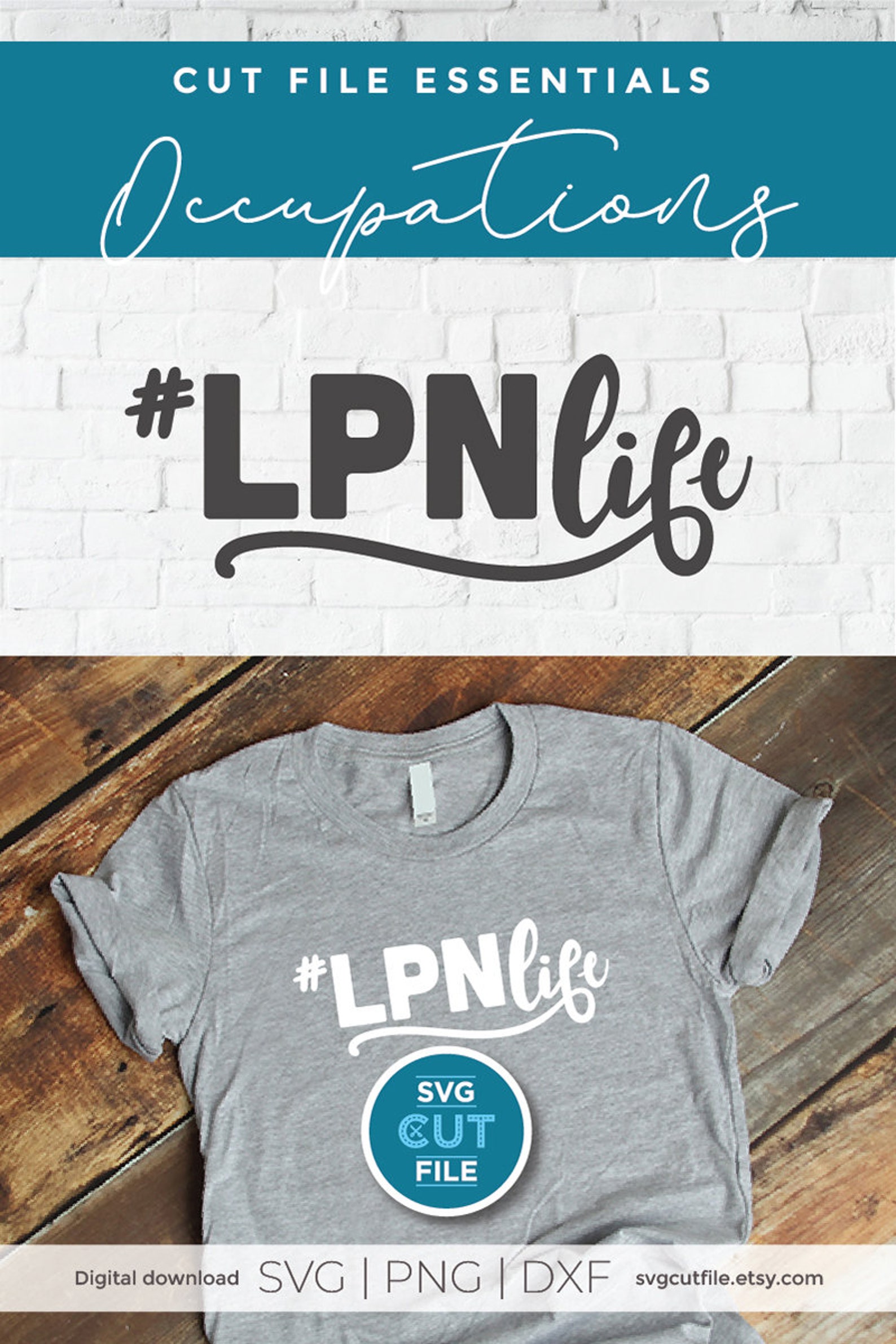 LPN svg licensed practical nurse svg lpn life svg Nursing | Etsy