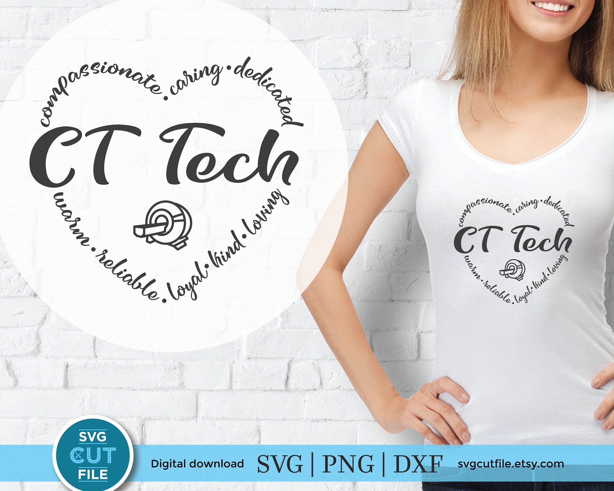 CT Tech Svg CT Technologist Svg Computed Tomography Svg - Etsy