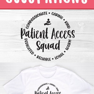 Patient Access Squad Svg, Representative, Specialist, Healthcare Worker ...