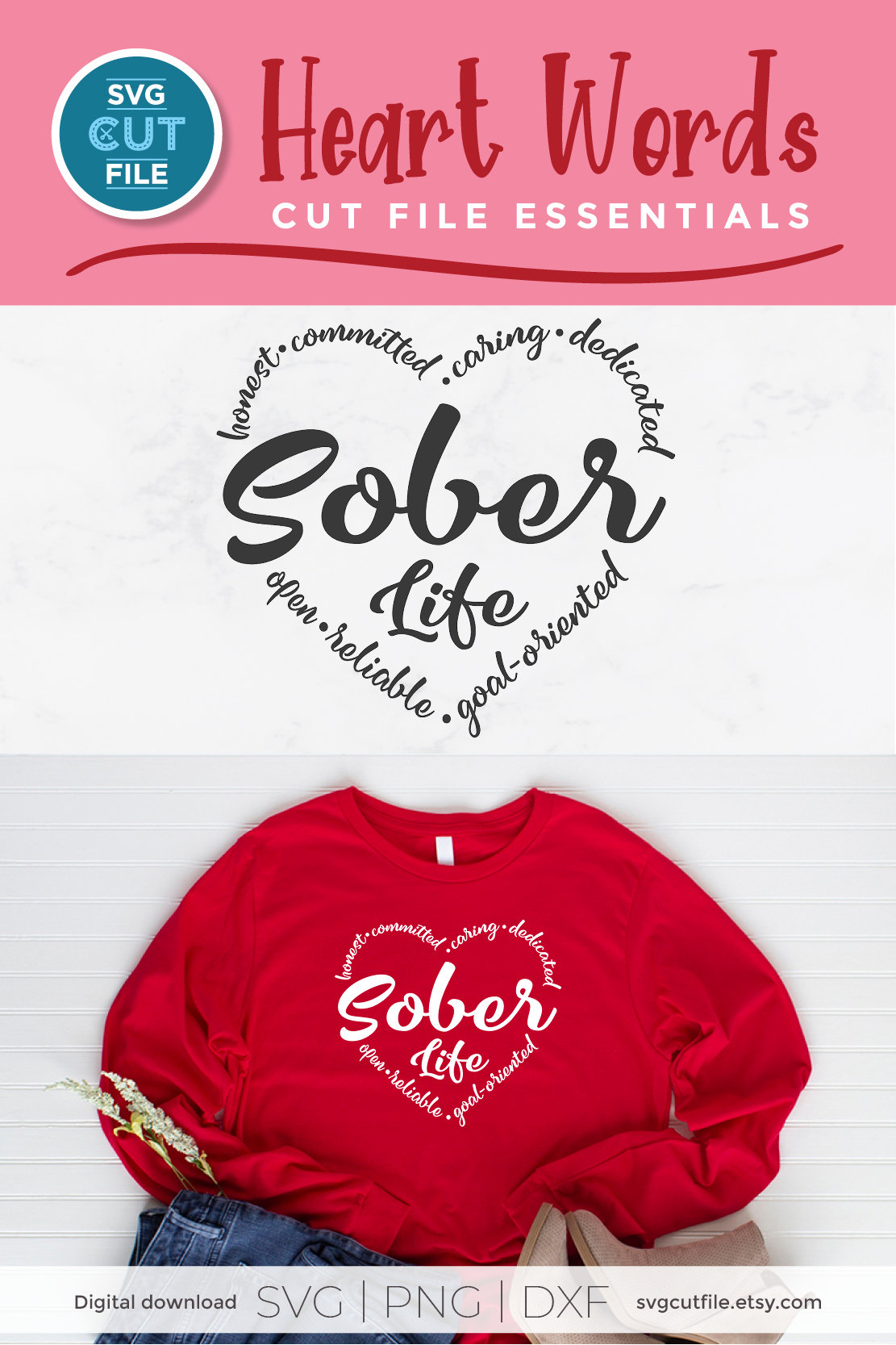Sober Svg Sober Life Svg Addiction Recovery Svg Clean Svg - Etsy
