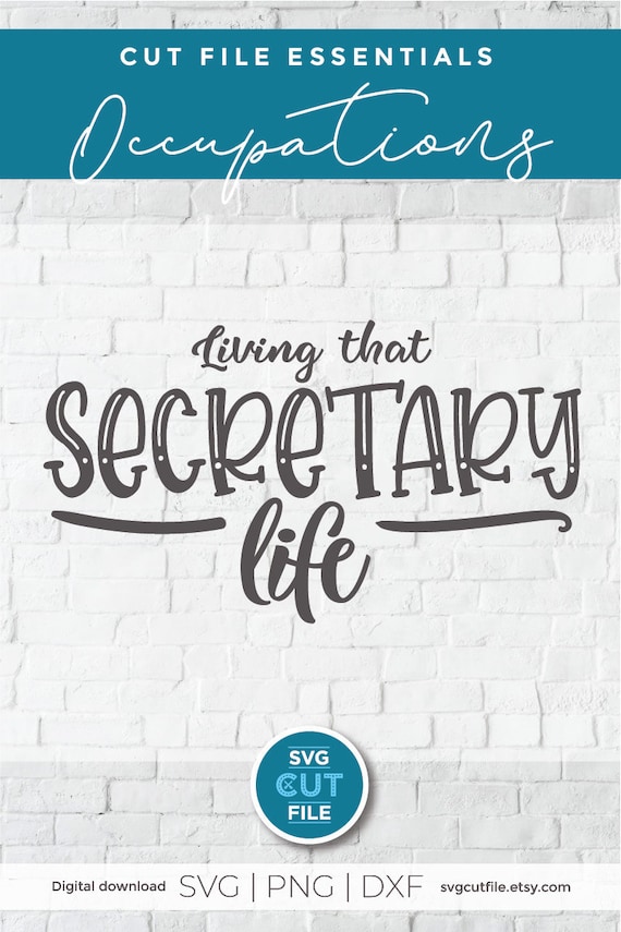 Secretary Svg School Secretary Svg Office Assistant Staff | Etsy