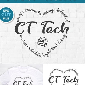 CT Tech Svg, CT Technologist Svg, Computed Tomography Svg, Technician ...
