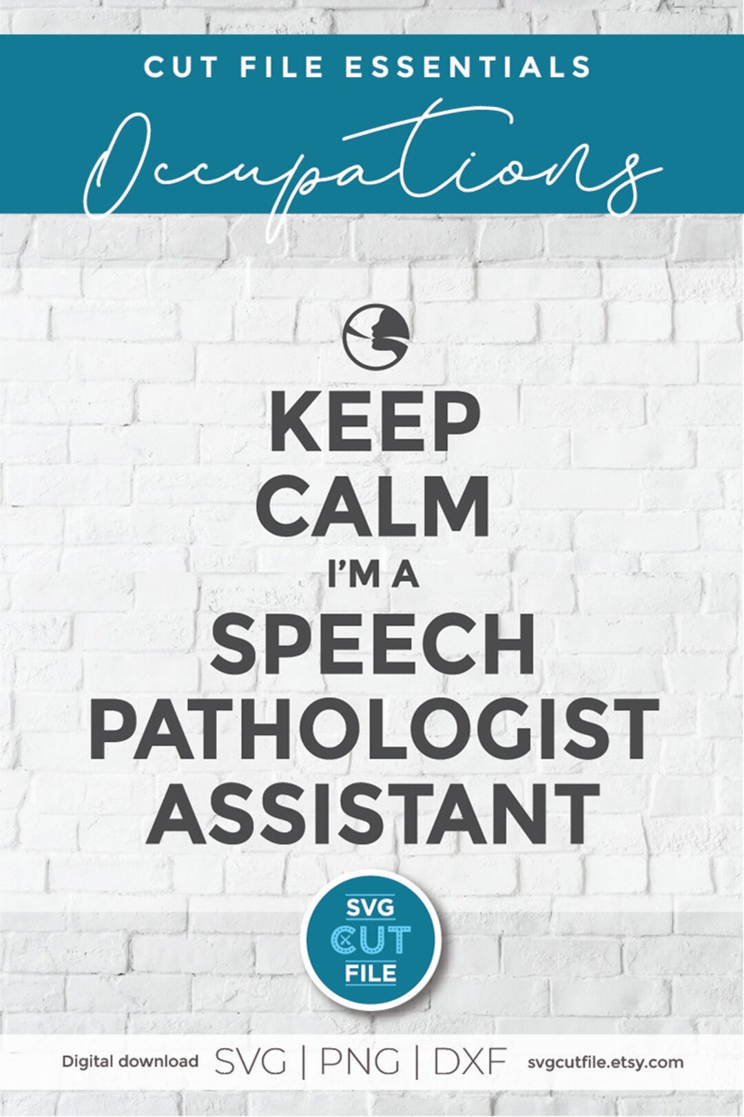 Speech Pathologist Assistant Svg, Speech Language Pathologist Svg, Keep ...