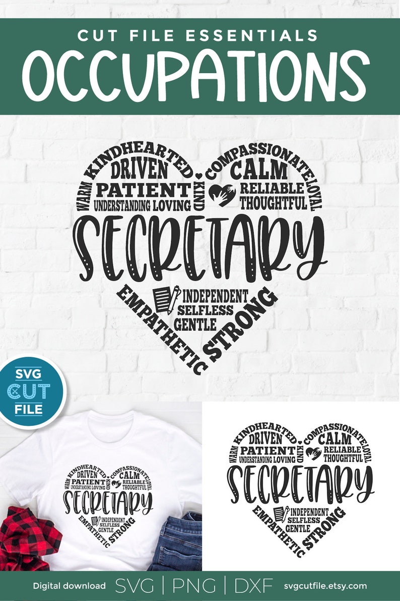 Secretary Svg Secretary Subway Art Svg Office Assistant | Etsy