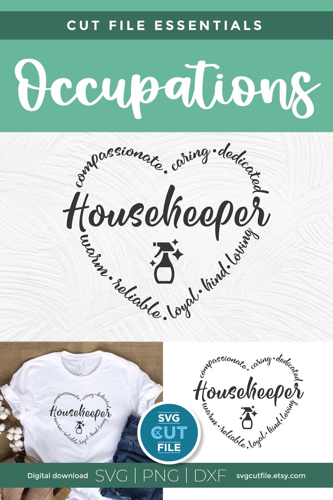 Housemaid Clipart Heart