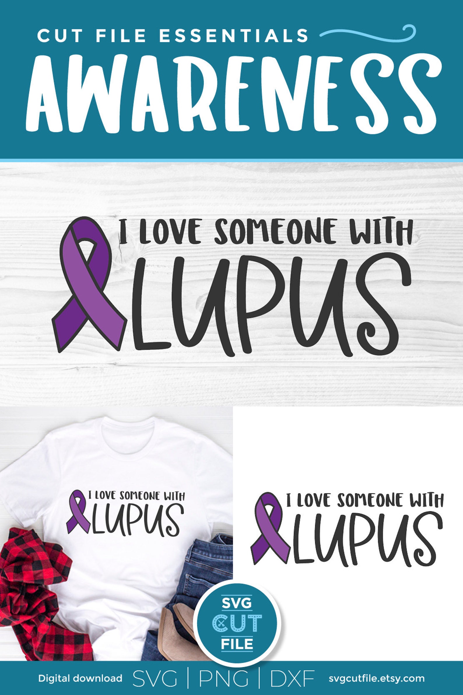 Lupus Svg Lupus Awareness Svg Svg Dxf Png Lupus Awareness - Etsy