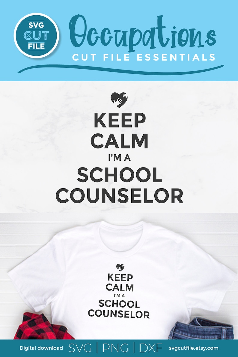 School Counselor Svg Counselor Svg Keep Calm Im A - Etsy