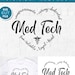 Med Tech Svg, Medical Technician Svg, Medical Technologist Svg, Medical ...