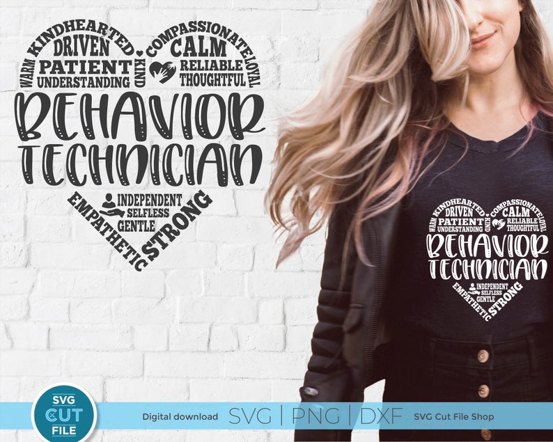Behavior Technician Svg Behavioral Svg Behavior Tech Svg Bt - Etsy