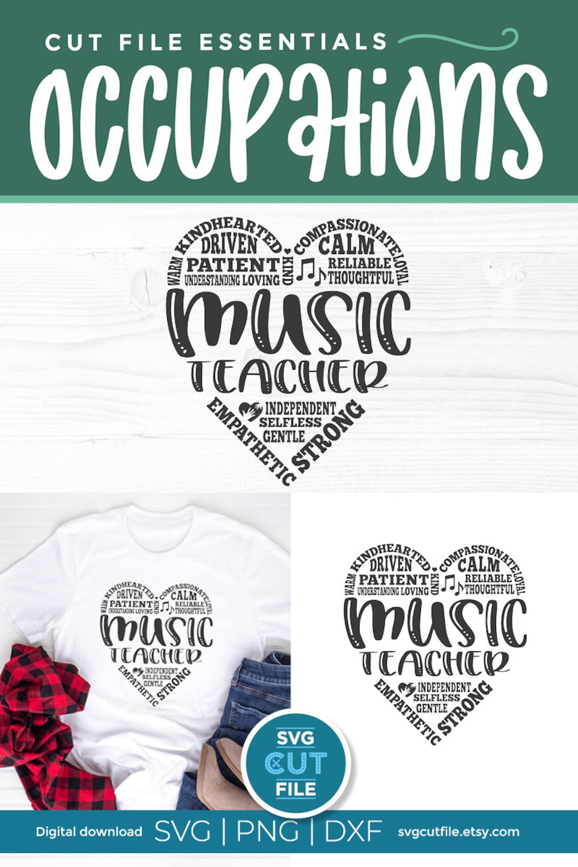 Music Teacher Svg Musical Notes Svg Back to School Svg | Etsy