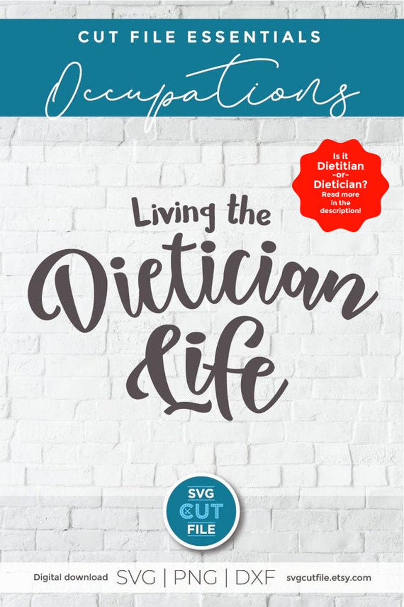 Dietician Svg, Registered Dietician, Student Rd, Rdn Svg, Living the ...