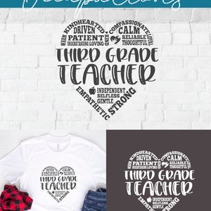 3rd Grade Teacher Svg, Third Grade Teacher Svg, 3rd Grade, Third Grade ...