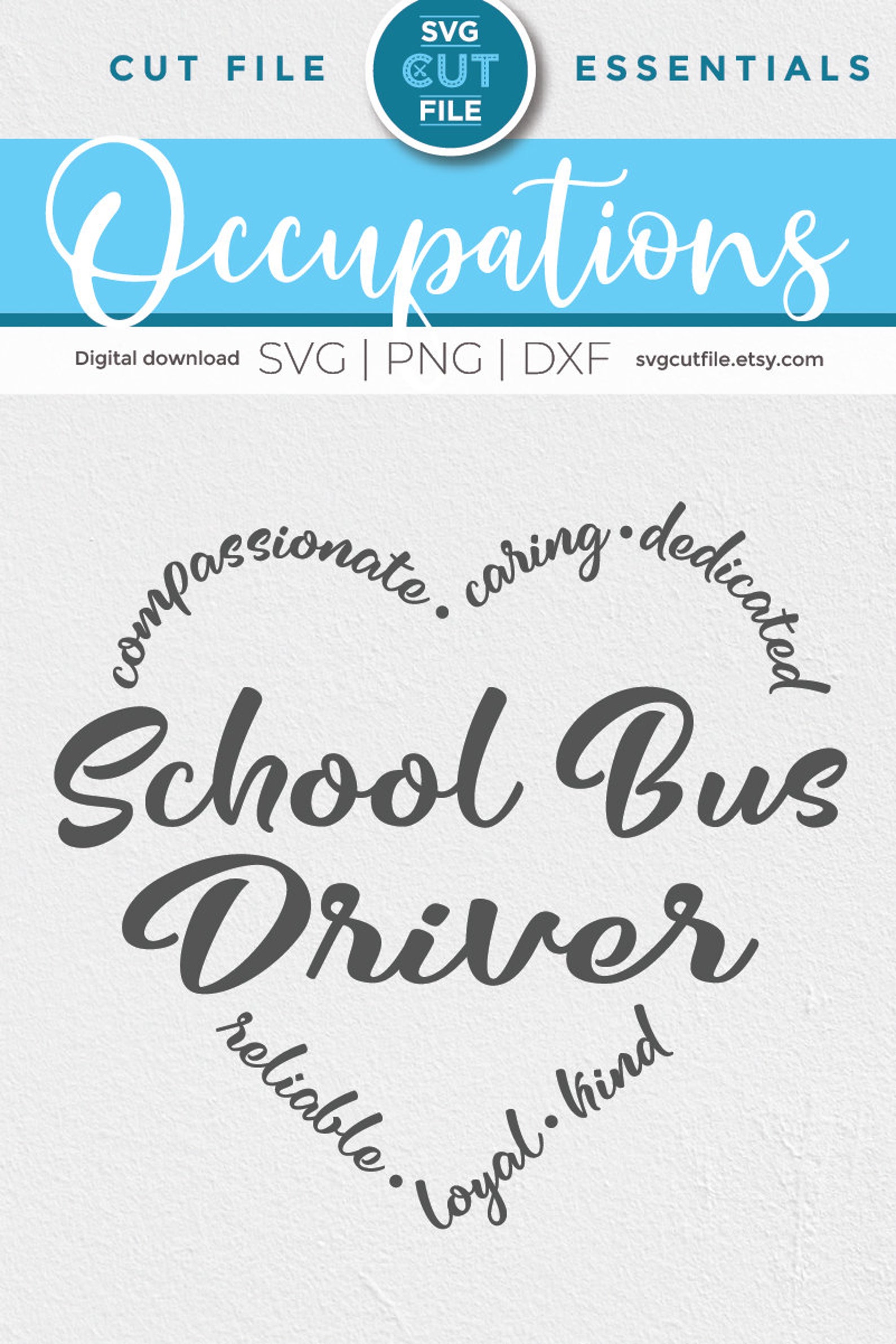 Bus Driver Svg School Bus Svg Schoolbus Driver Svg Back to - Etsy