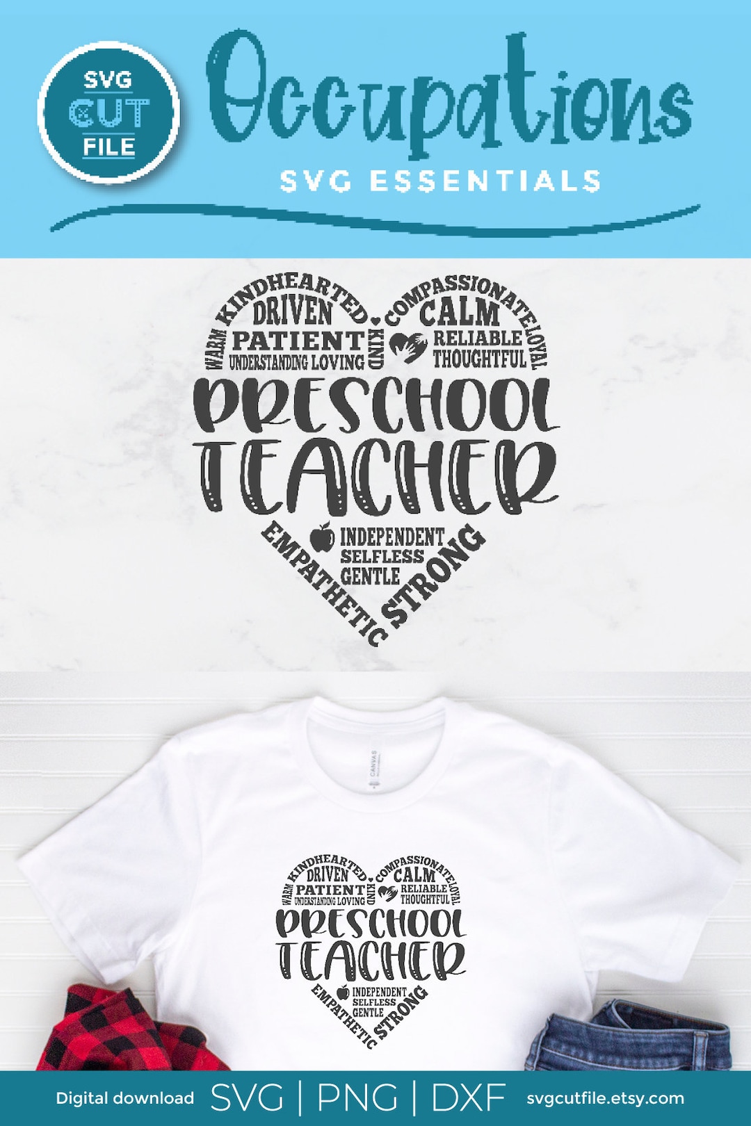 Preschool Teacher Svg, Preschool Svg, Preschool Heart Svg, First Day of ...