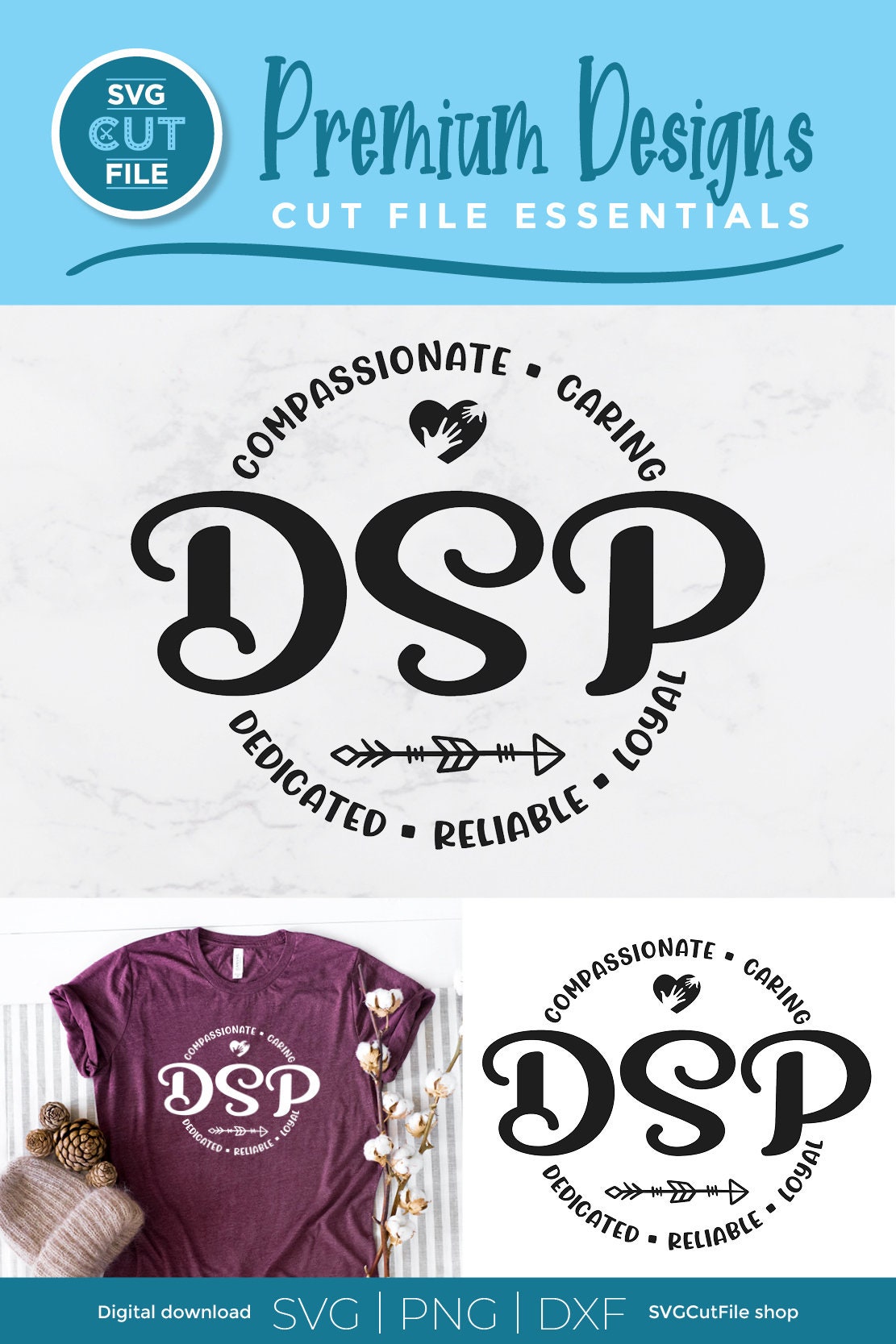 DSP Svg, Direct Support Professional Svg, Caregiver, Patient Care, Home ...