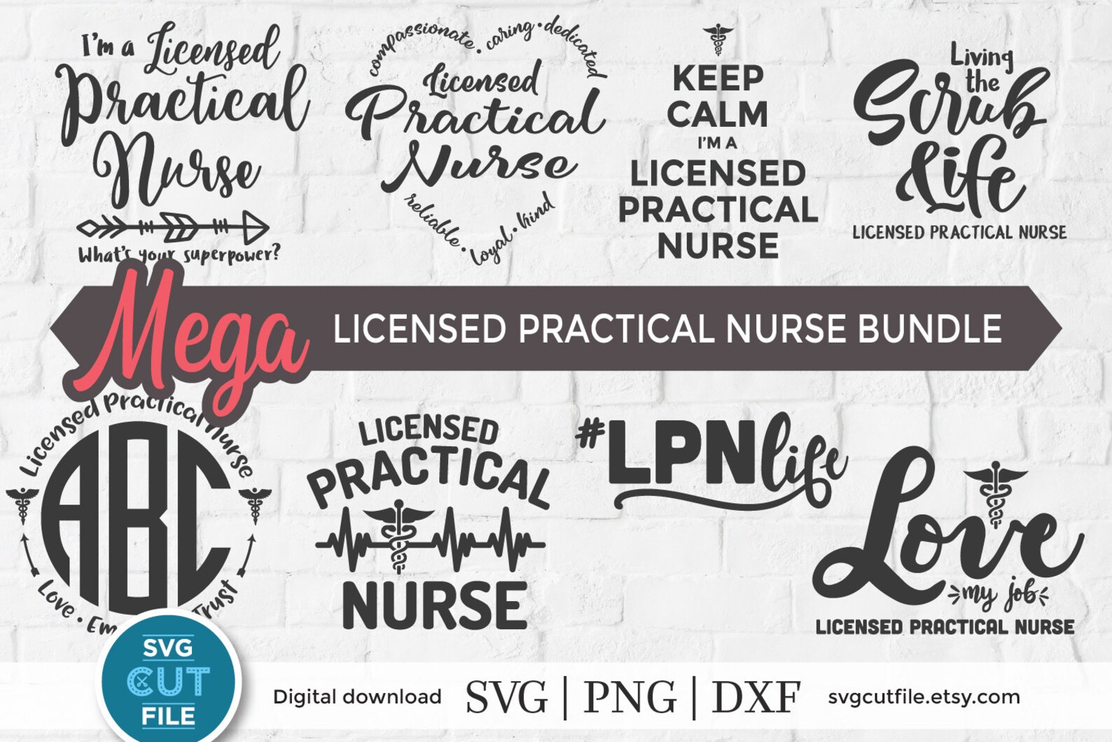 LPN Svg Licensed Practical Nurse Svg Nursing Svg Nurse - Etsy UK