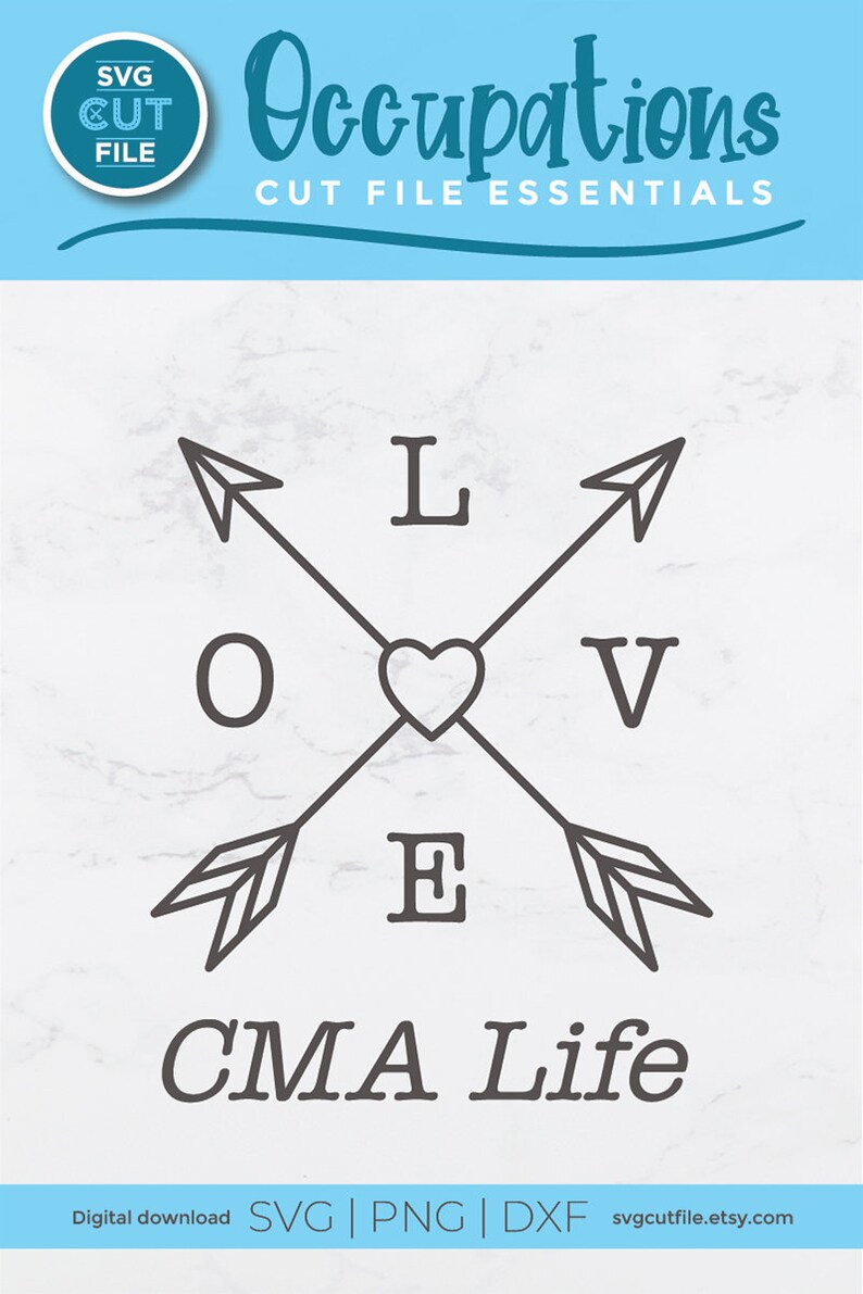 Certified Medical Assistant Svg CMA Svg CMA Life Medical - Etsy