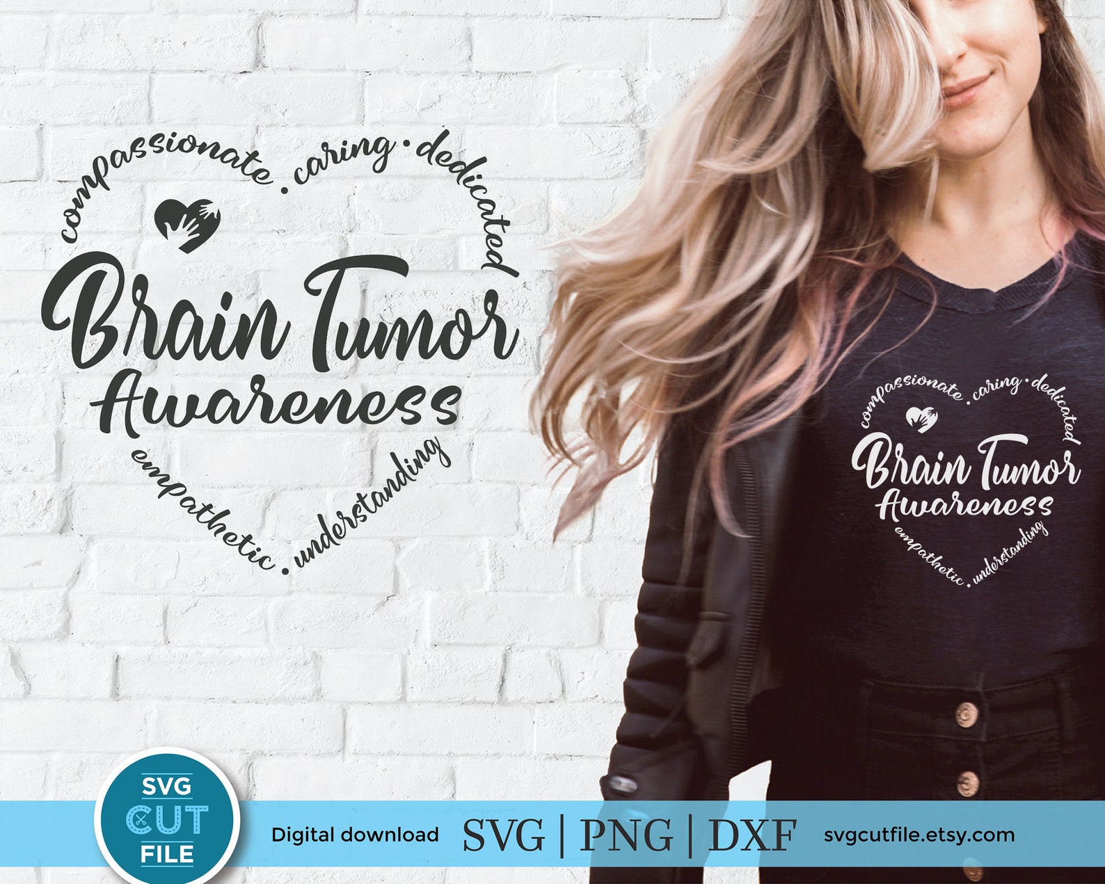 Brain Tumor Svg Brain Tumor Awareness Svg Svg Dxf Png | Etsy