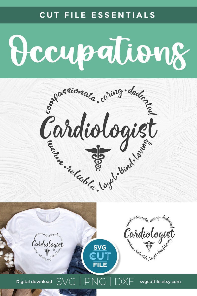 Cardiologist Svg Heart Doctor Svg Physician Svg Doctor Svg - Etsy