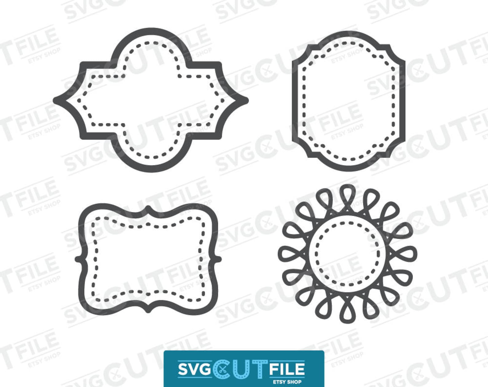 Photo Border Frame Svg Circle Border Svg Round Frame Svg - Etsy