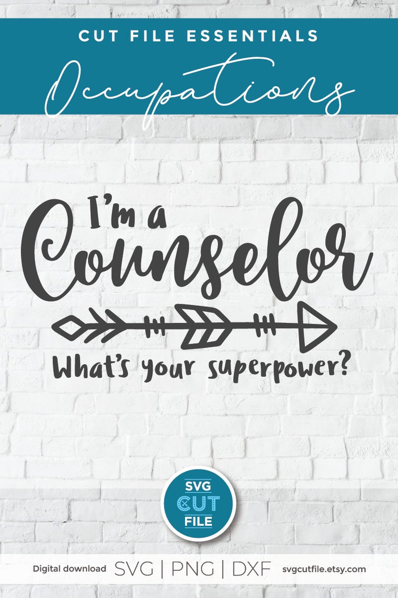 Counselor svg school counselor svg whats your super power | Etsy