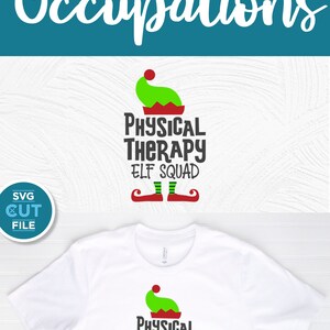 Christmas Physical Therapy Svg, Physical Therapist Elf Svg, Physical ...