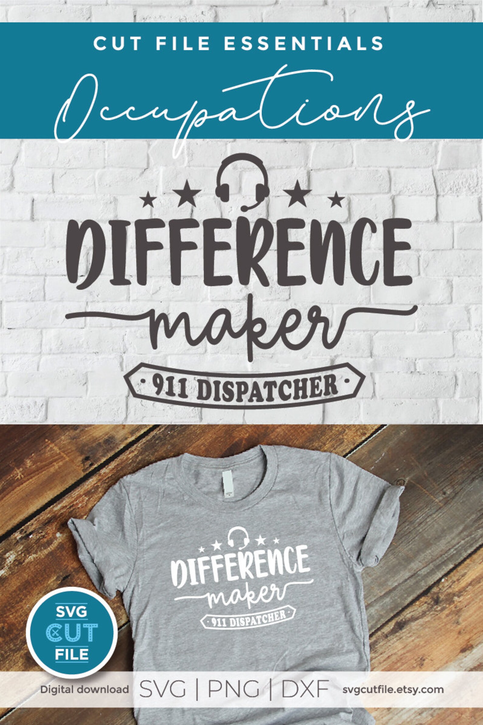 911 Dispatcher Svg Dispatcher Svg 911 Svg Dispatcher | Etsy