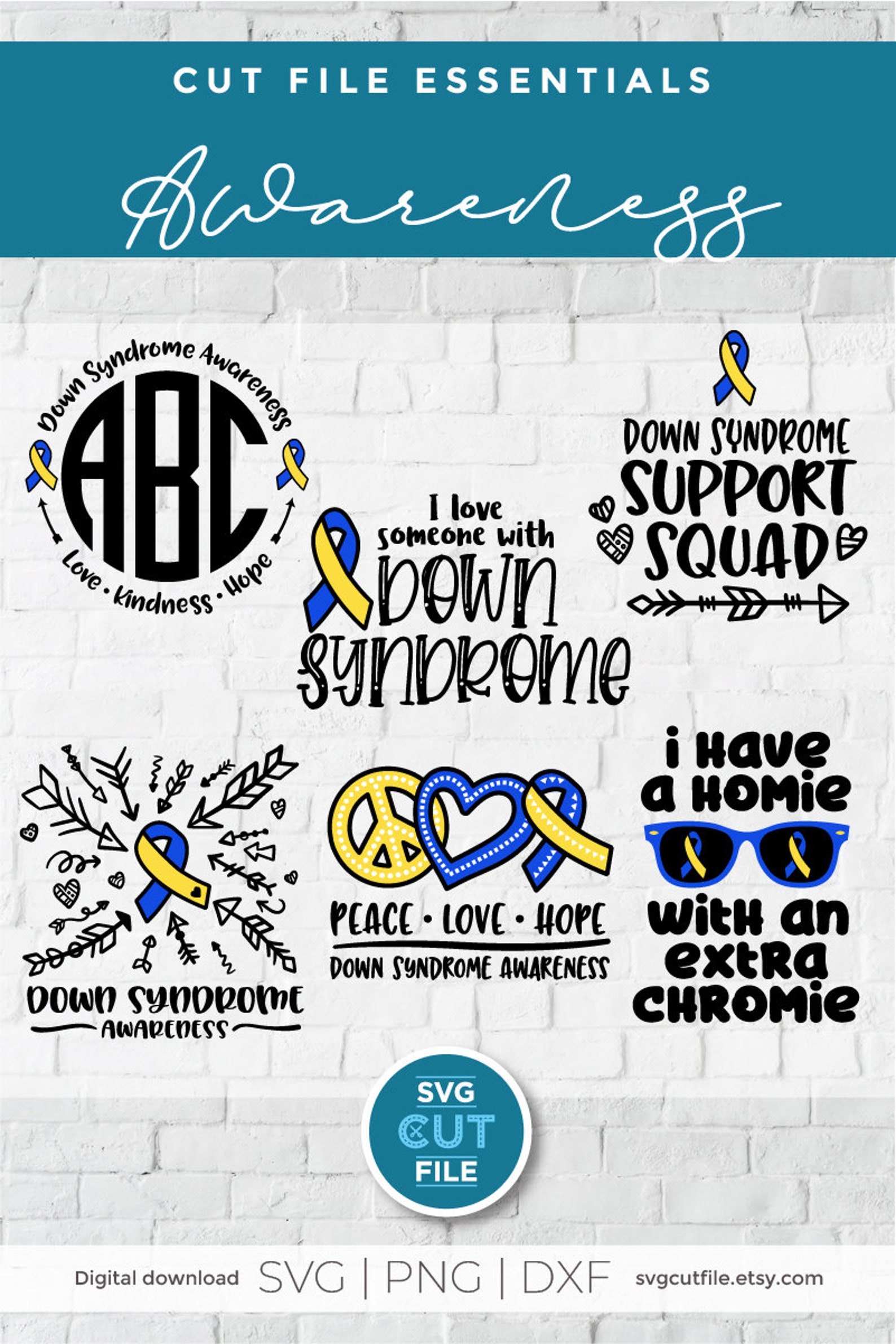 Down Syndrome Svg Bundle, Down Syndrome Awareness, Down Syndrome ...